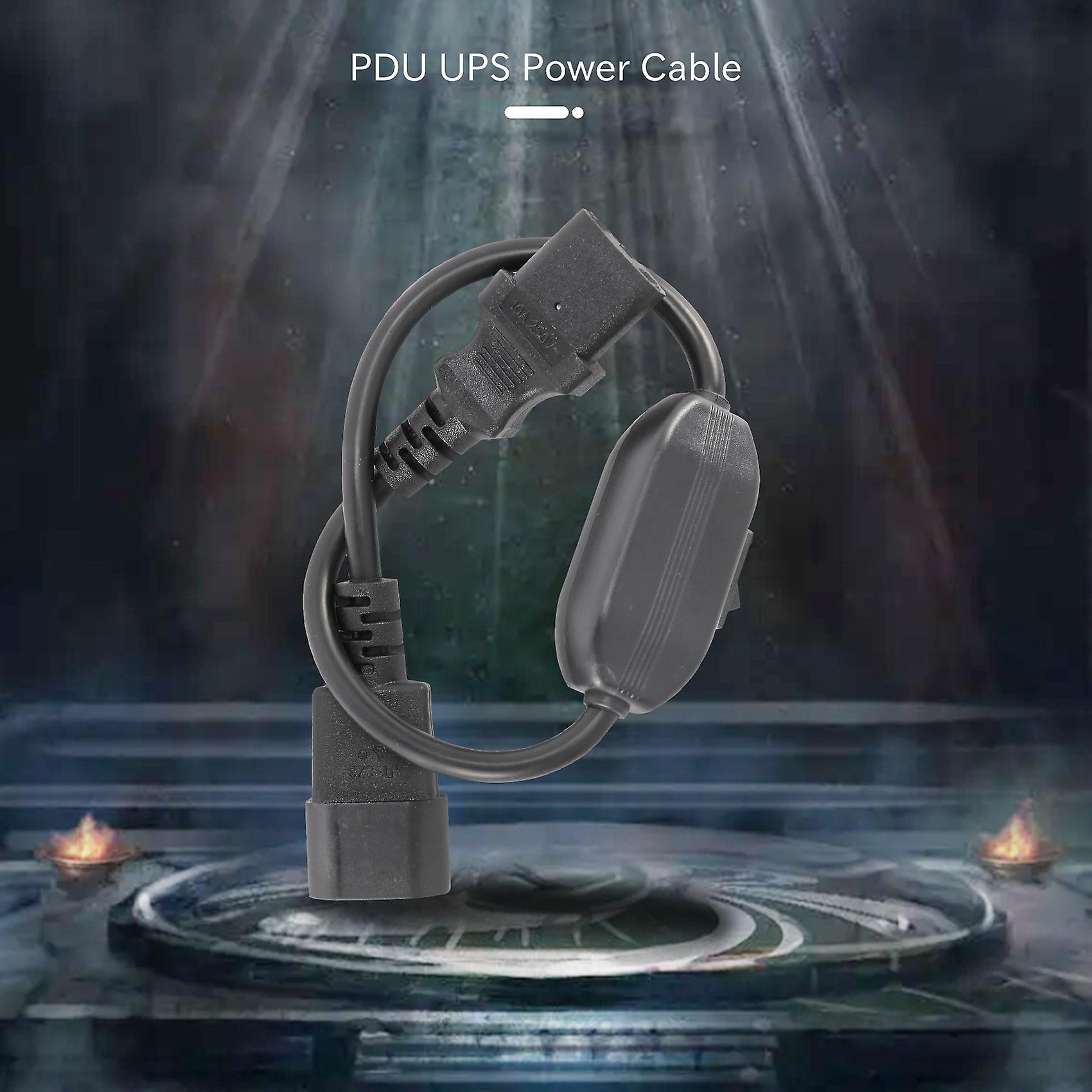 Special PDU UPS Power Cord Cable, IEC 320 C14 to C13 with On/Off Switch ...