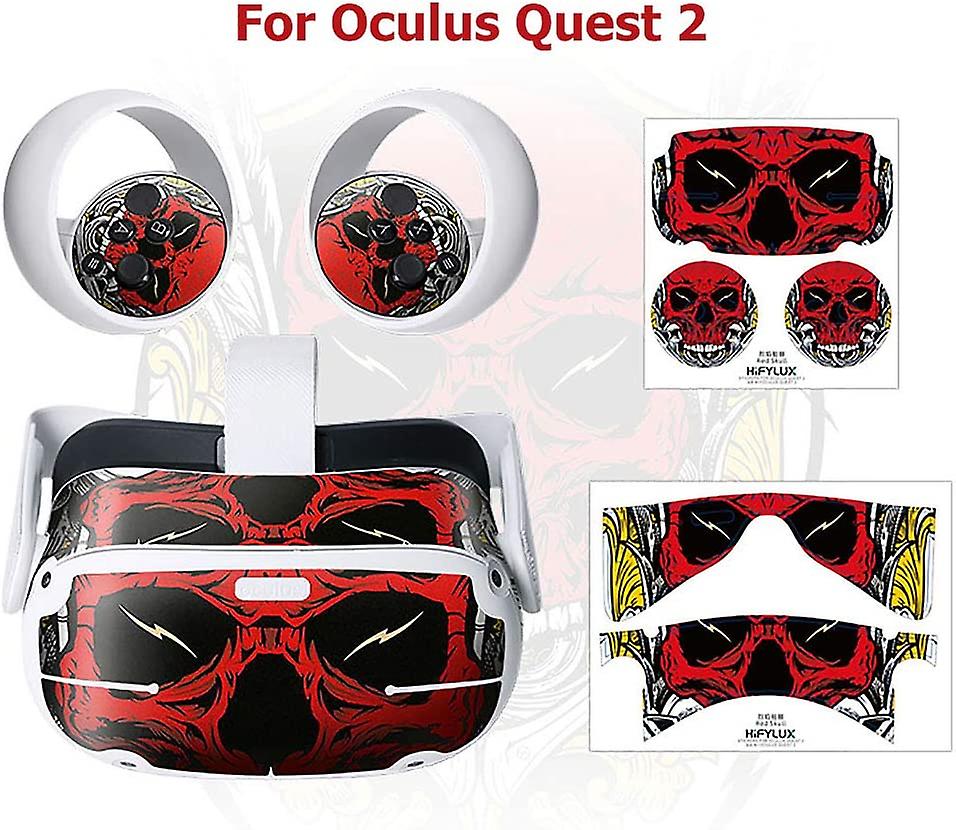 VR Headset and Controller Skin Stickers for Oculus Quest 2 Accessories ...