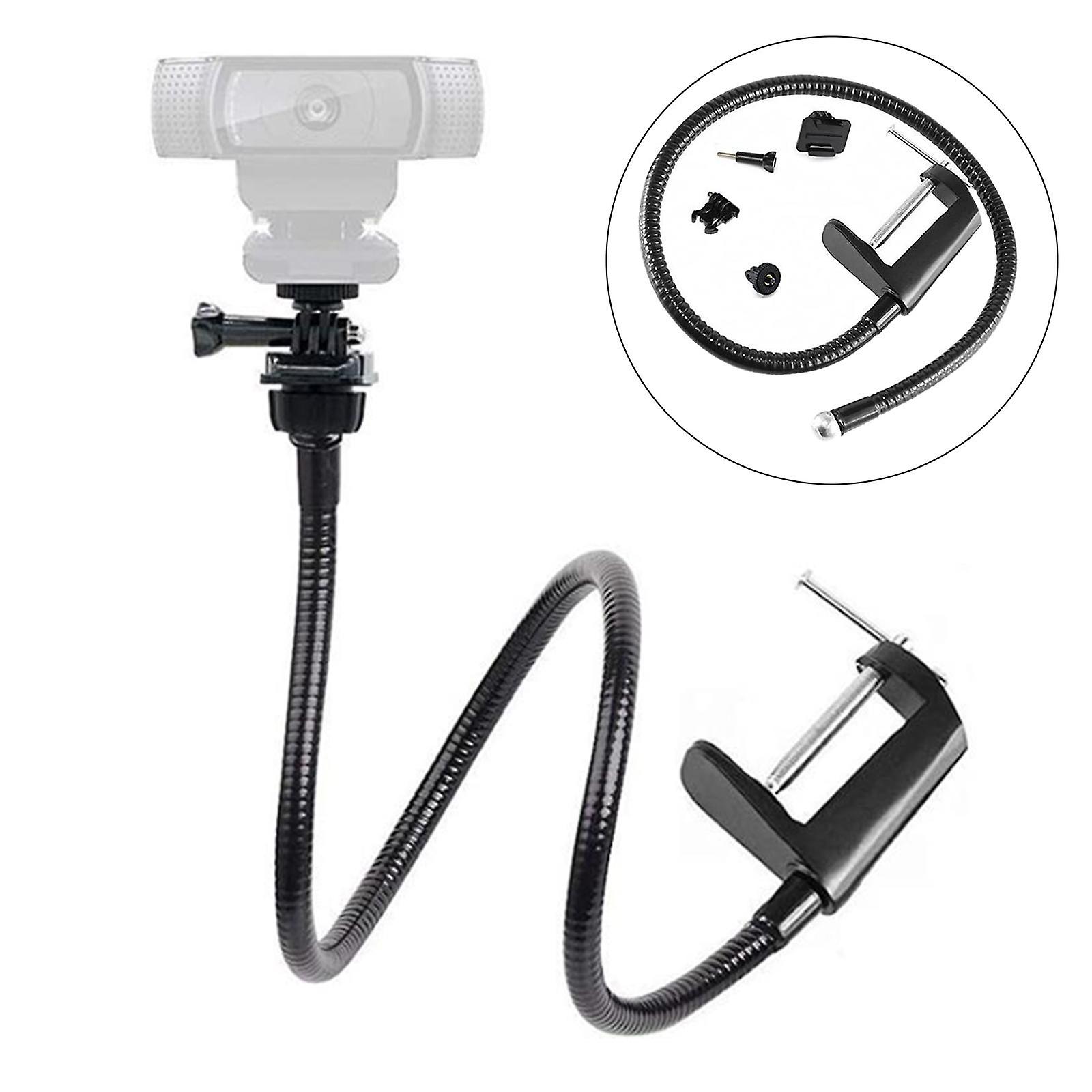 Adjustable Webcam Stand Camera Holder Gooseneck Desk Mount 66cm Tube ...