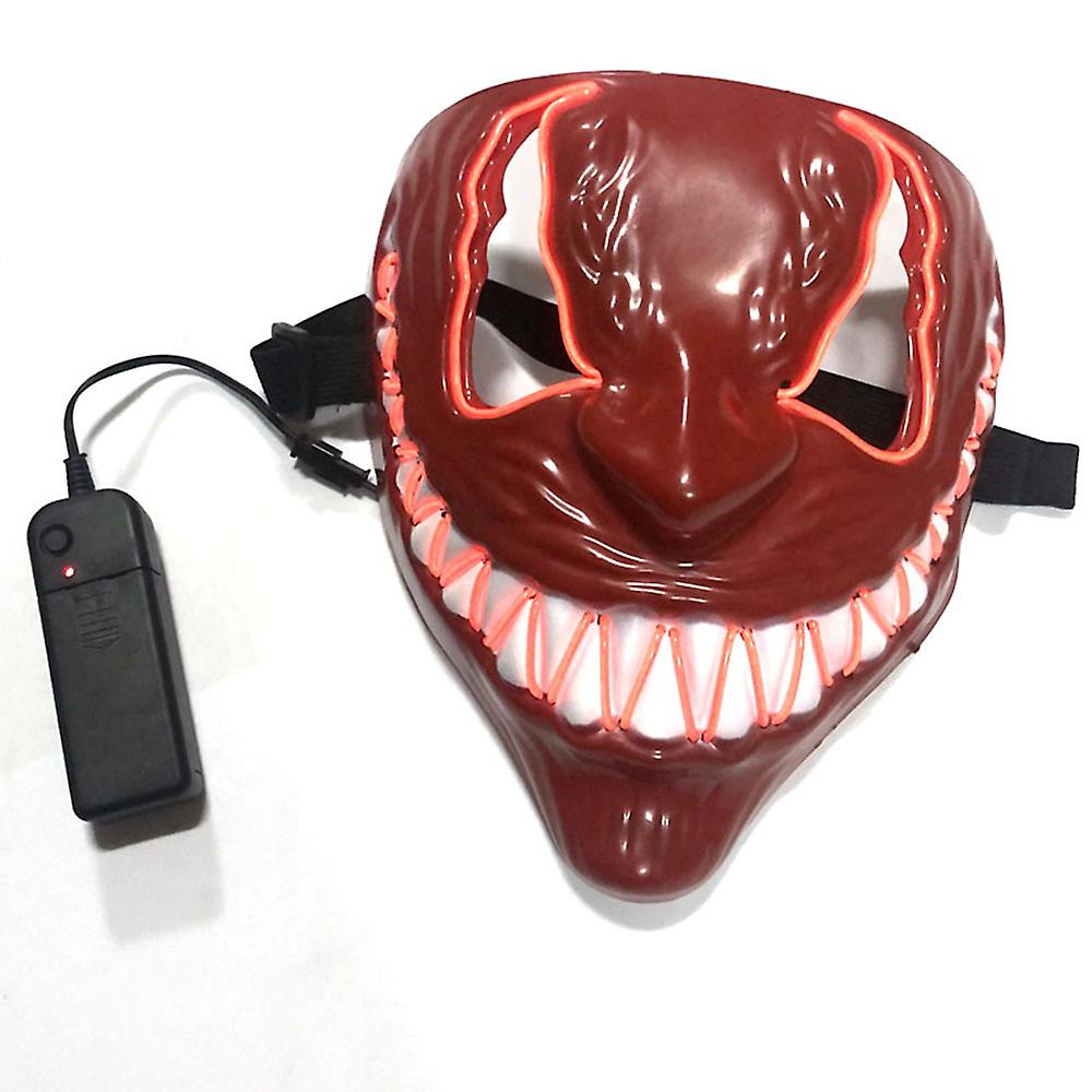 Halloween Mask With Led Light Up Cover Venom Theme For Halloween ...