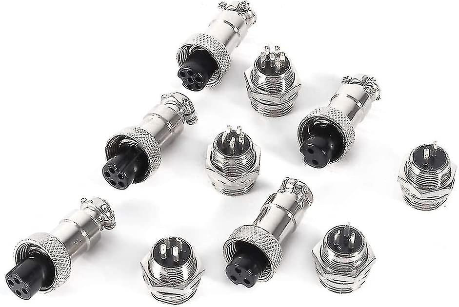 Aviation Plug Connector, Female Metal Aviation Wire Connectors 4 Pin ...