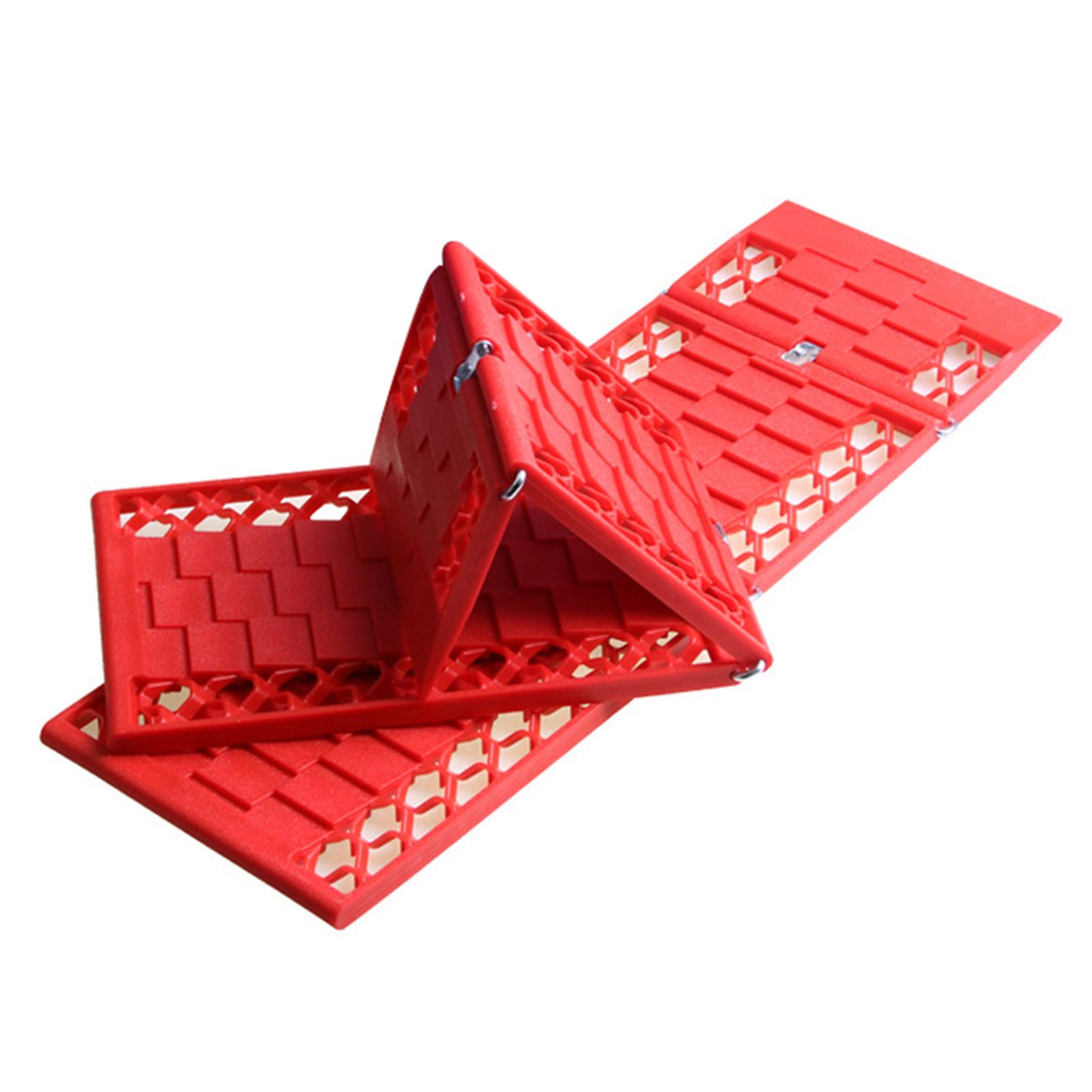 2Pcs Winter Foldable Car Tractions Mat Non-Slip Snow Sand Tire Pads ...