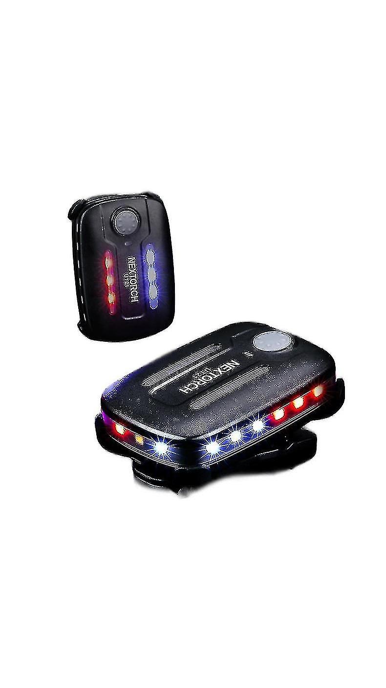 Police warning strobe shoulder light rechargeable led flash safety clip ...