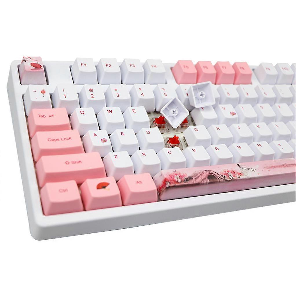 Sakura OEM PBT Cherry Blossom Keycap Mechanical Keyboard Dye ...