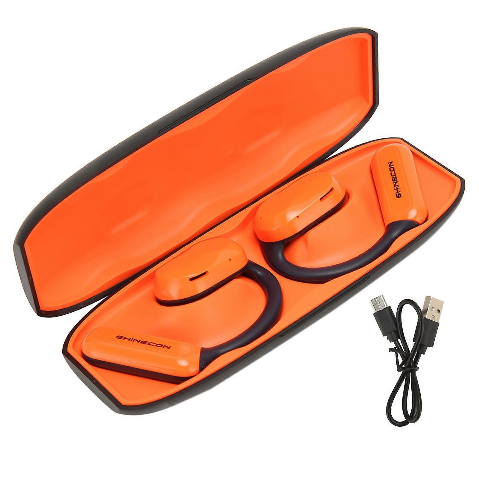 Bluetooth Earphones Open Ear Headphone 5.3 Earpiece Noise Cancelling ...