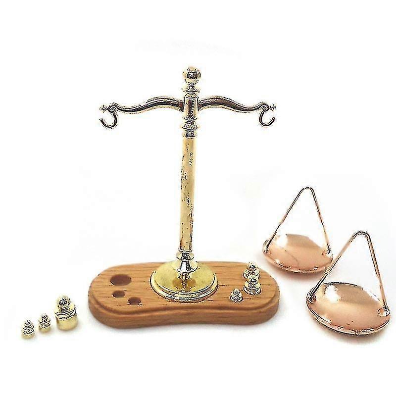 Balance Scale - Single Unit, Compact Design, Metal Material, Gold -Sy | Fruugo UK