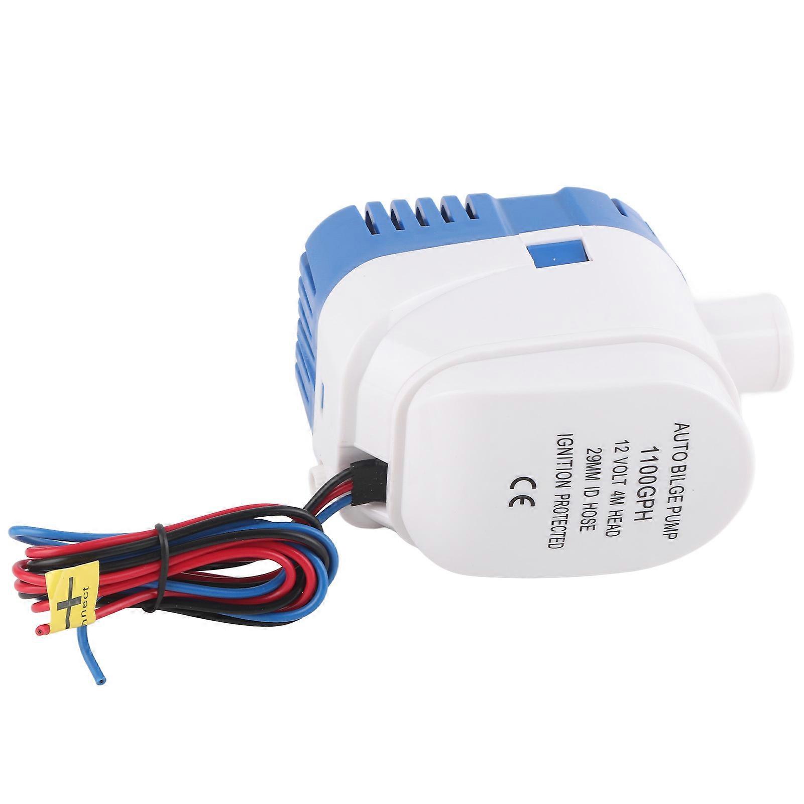 Boat Bilge Pump and Installation Kit DC12V 1100gph Bilge Pump with 1?1/ ...