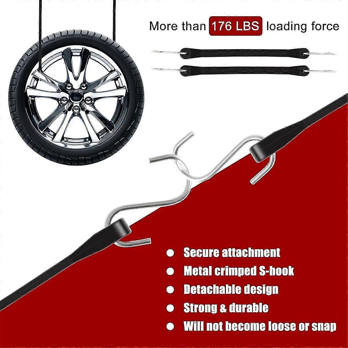 Rubber Cords With Hooks 6 Inch,rubber Bungee Cords Heavy Duty Outdoor ...