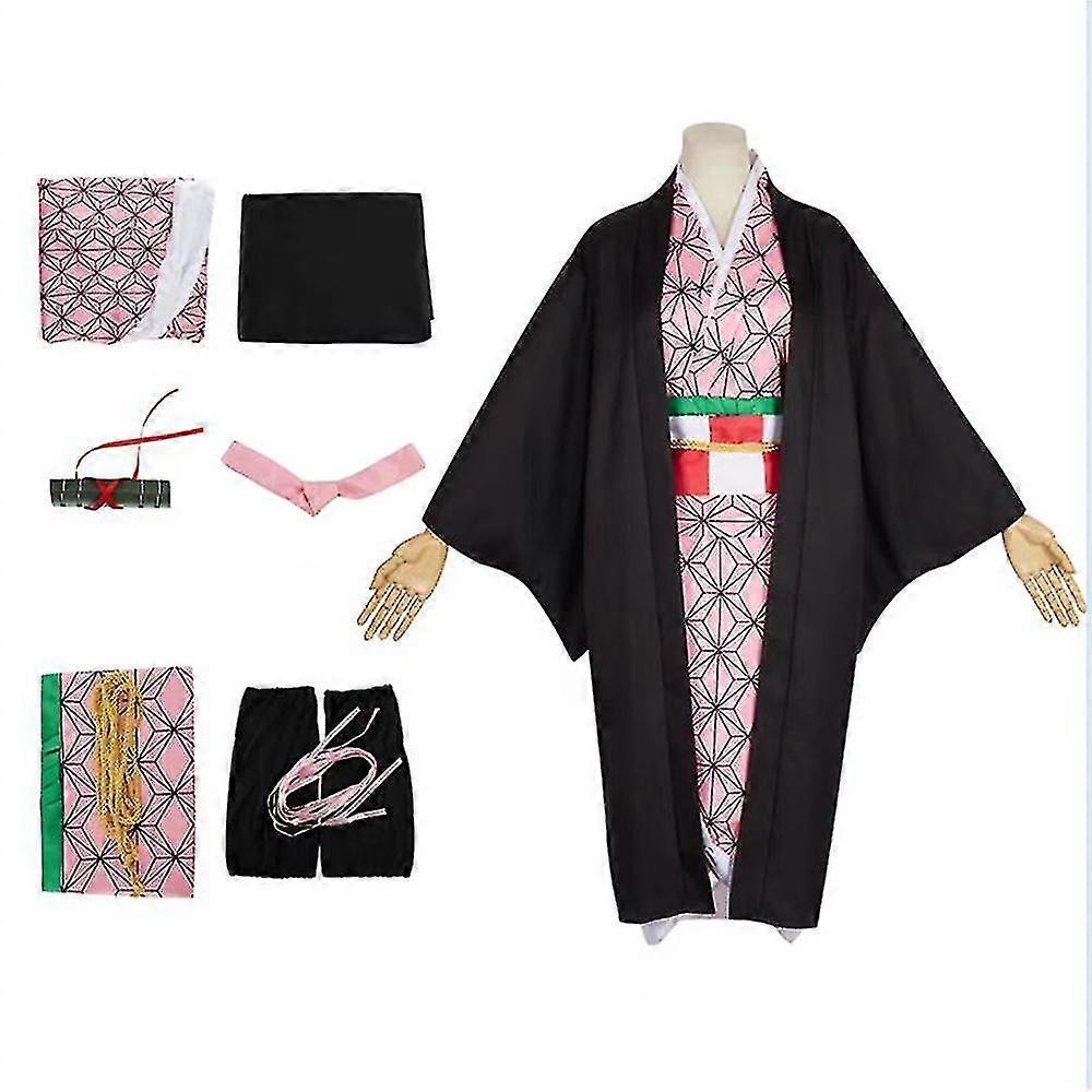 Demon Slayer Kamado Nezuko Cosplay Party Costume Outfits Halloween ...