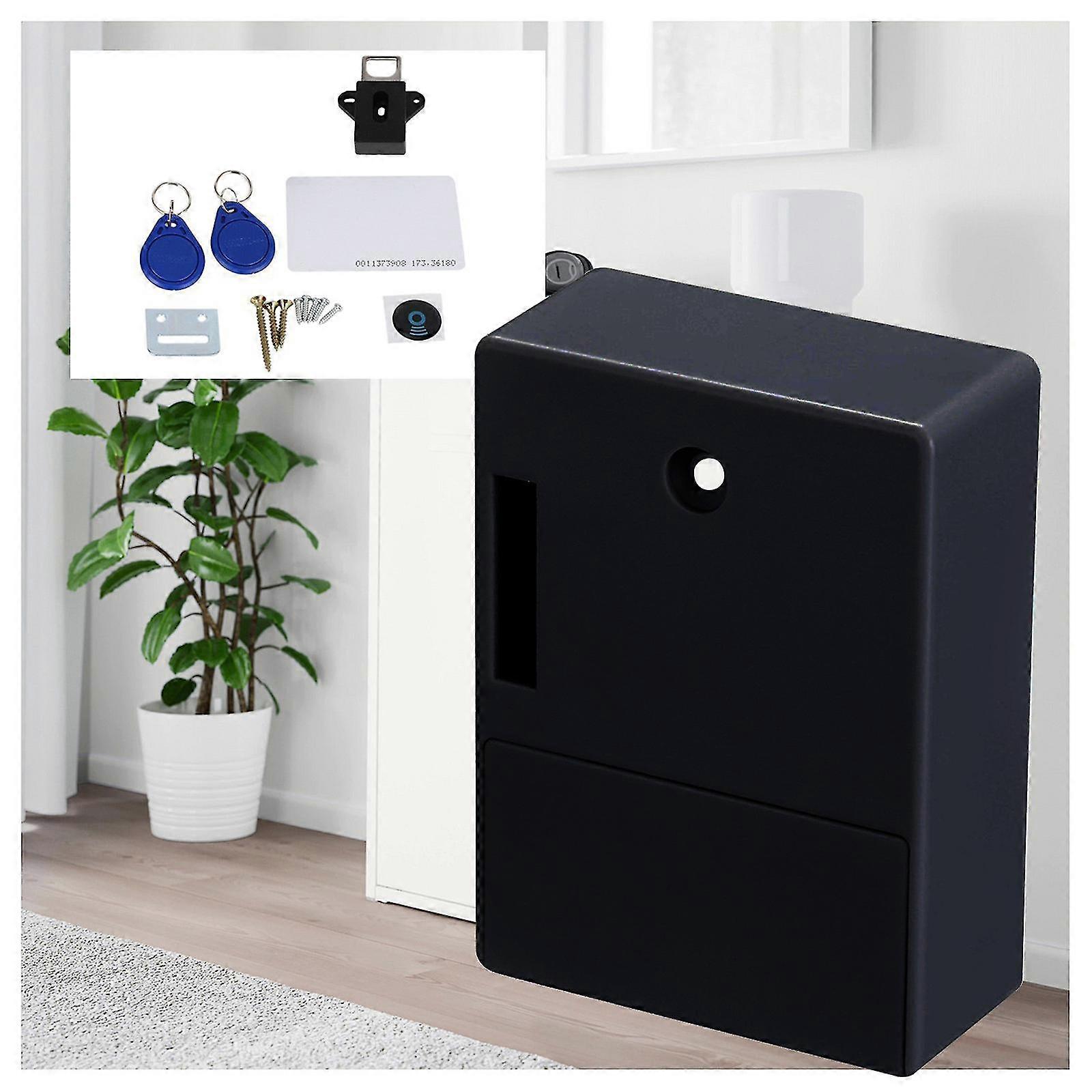 Neviditelný elektronický zámek skříně, skrytý zámek, diy rfid zámek La-tch pro dřevěnou skříňku ...