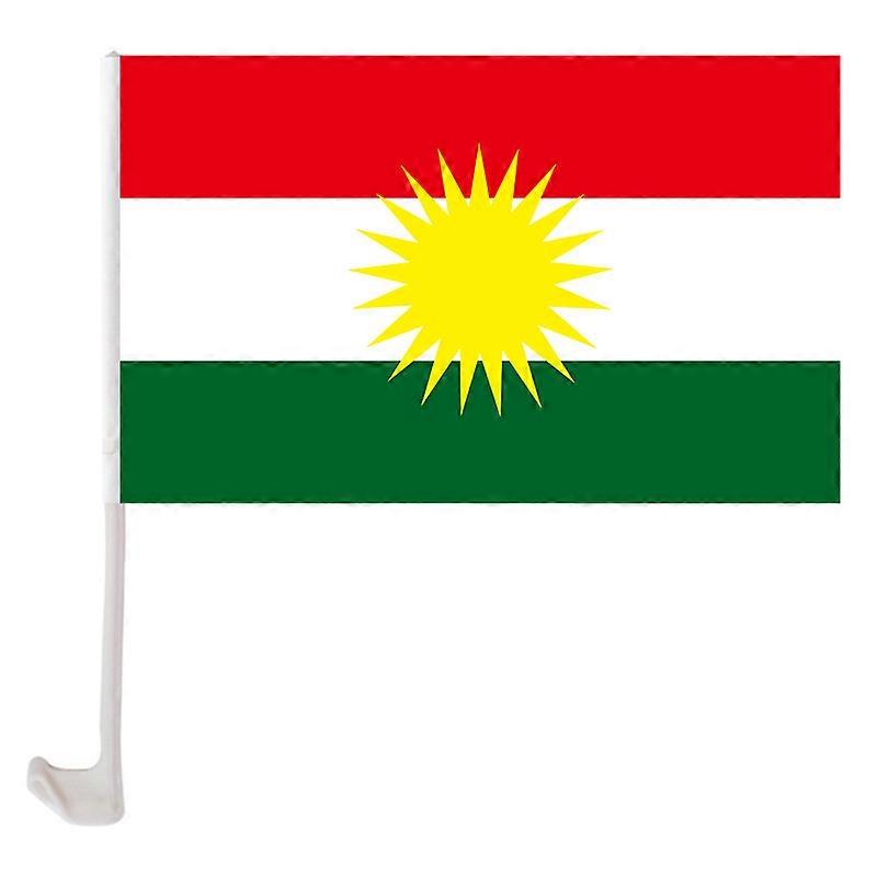 30*45cm Kurdish car flag kurdistan car waving Flag standard-bearer ...