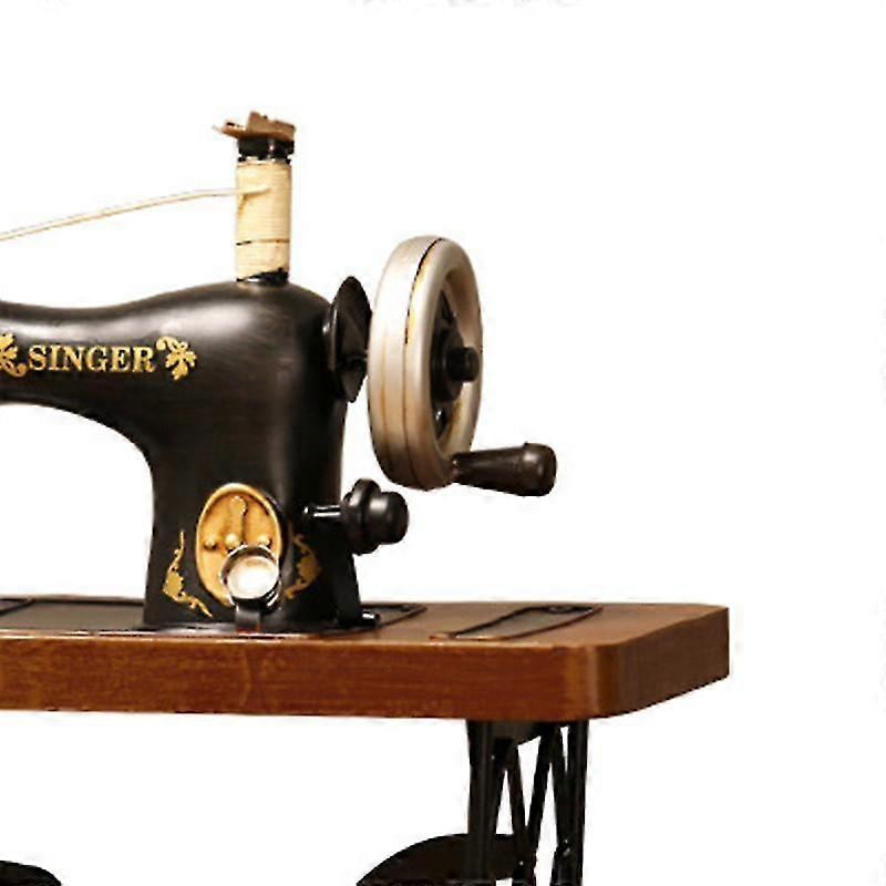 Vintage Iron Sewing Machine Model Clothing Shop Window Ornaments Object ...