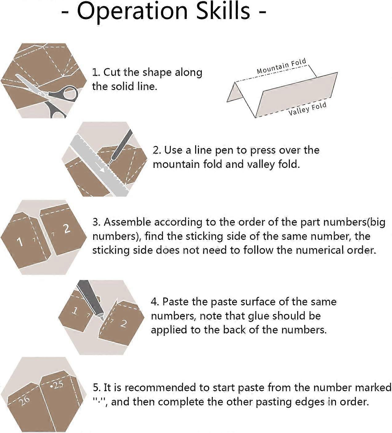 1 piece(s) Deer And Moon Paper Sculpture 3D Paper Model Paper Toy Wall ...