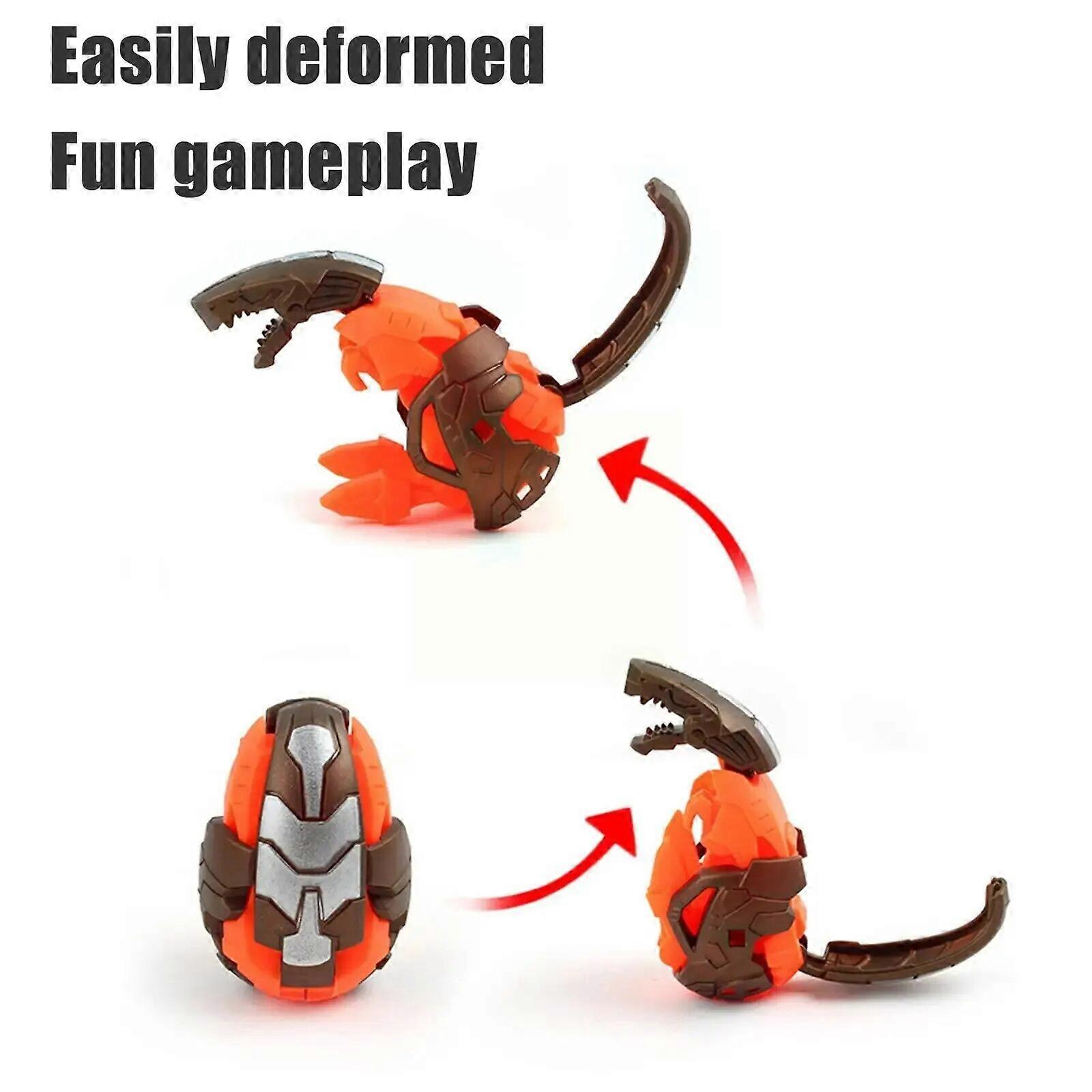 6PCS/Set Dinosaur Robot Transforming Toys For Children Deformation ...