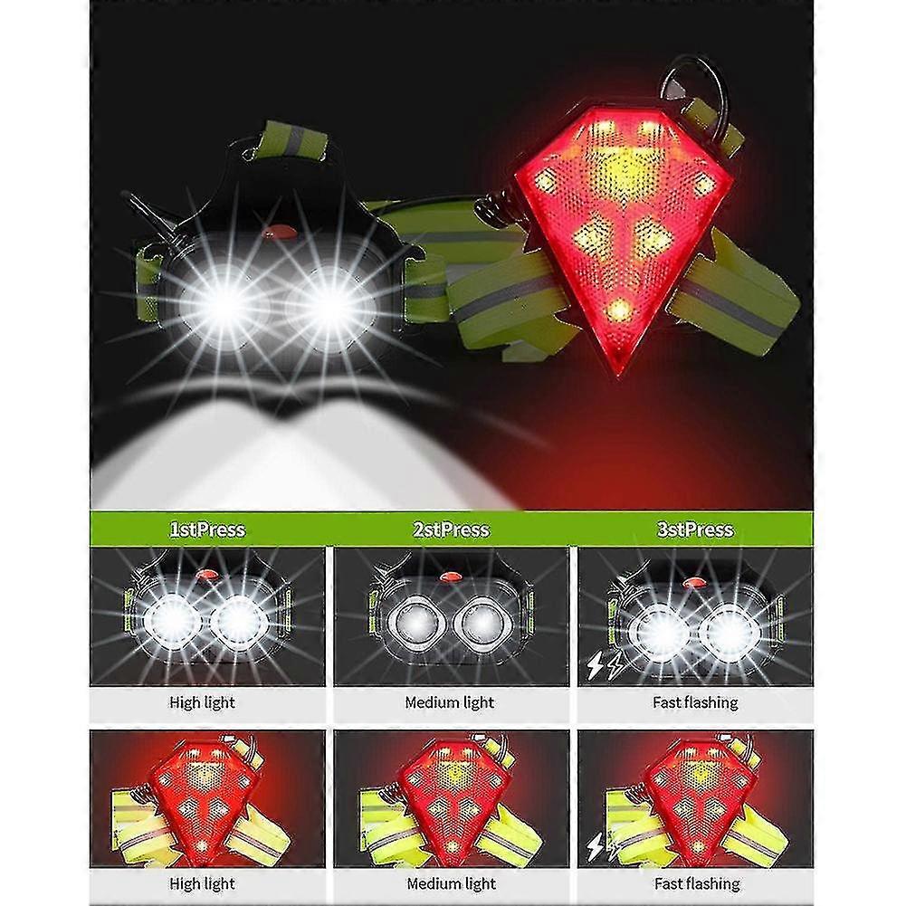 Run Light-running Light For Runners Chest Led Lamp 500 Lumens ...