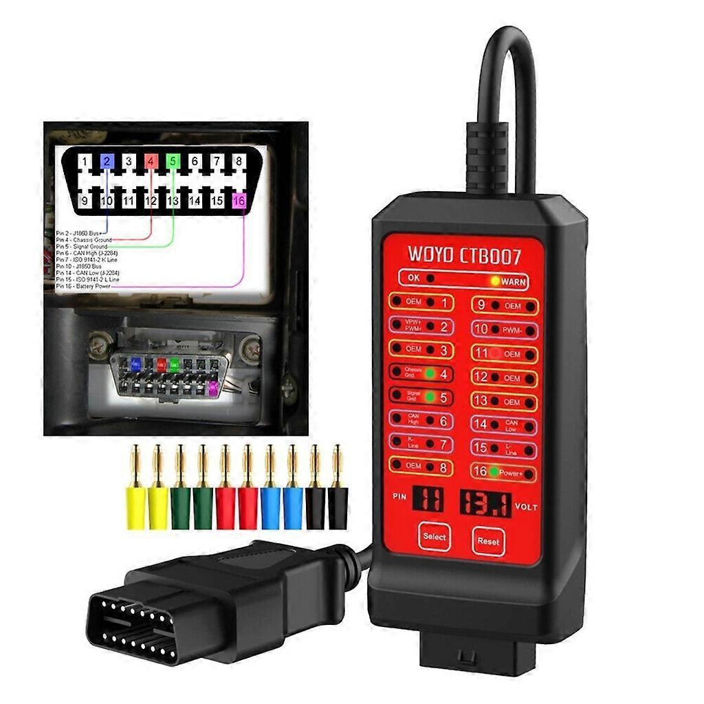 CAN Pinout Box Test Breakout Settings Diagnostic Tool ECU-Protocol ...