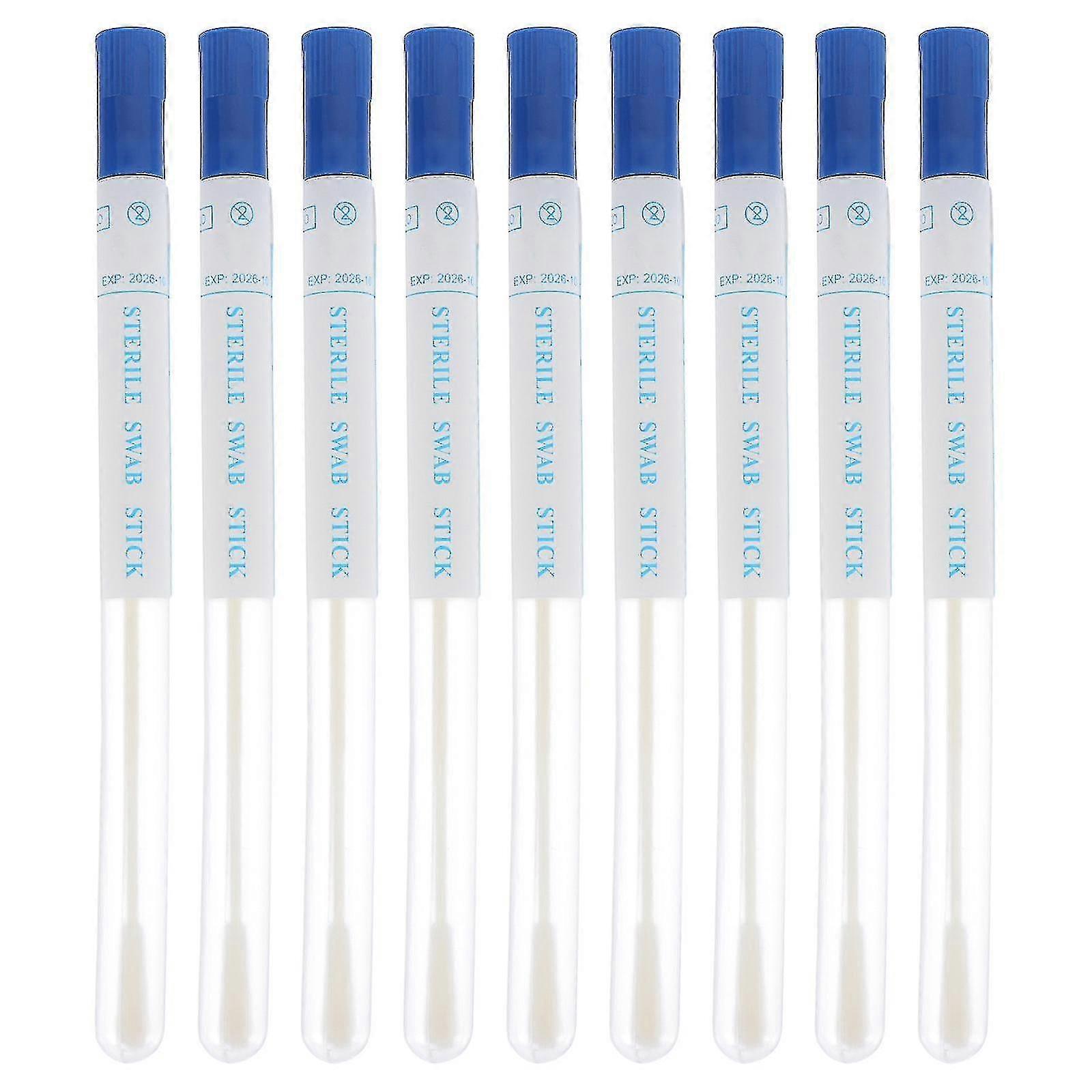 50 Sets Disposable Collection Swabs Sterile Swabs Lab Swab Sampling ...