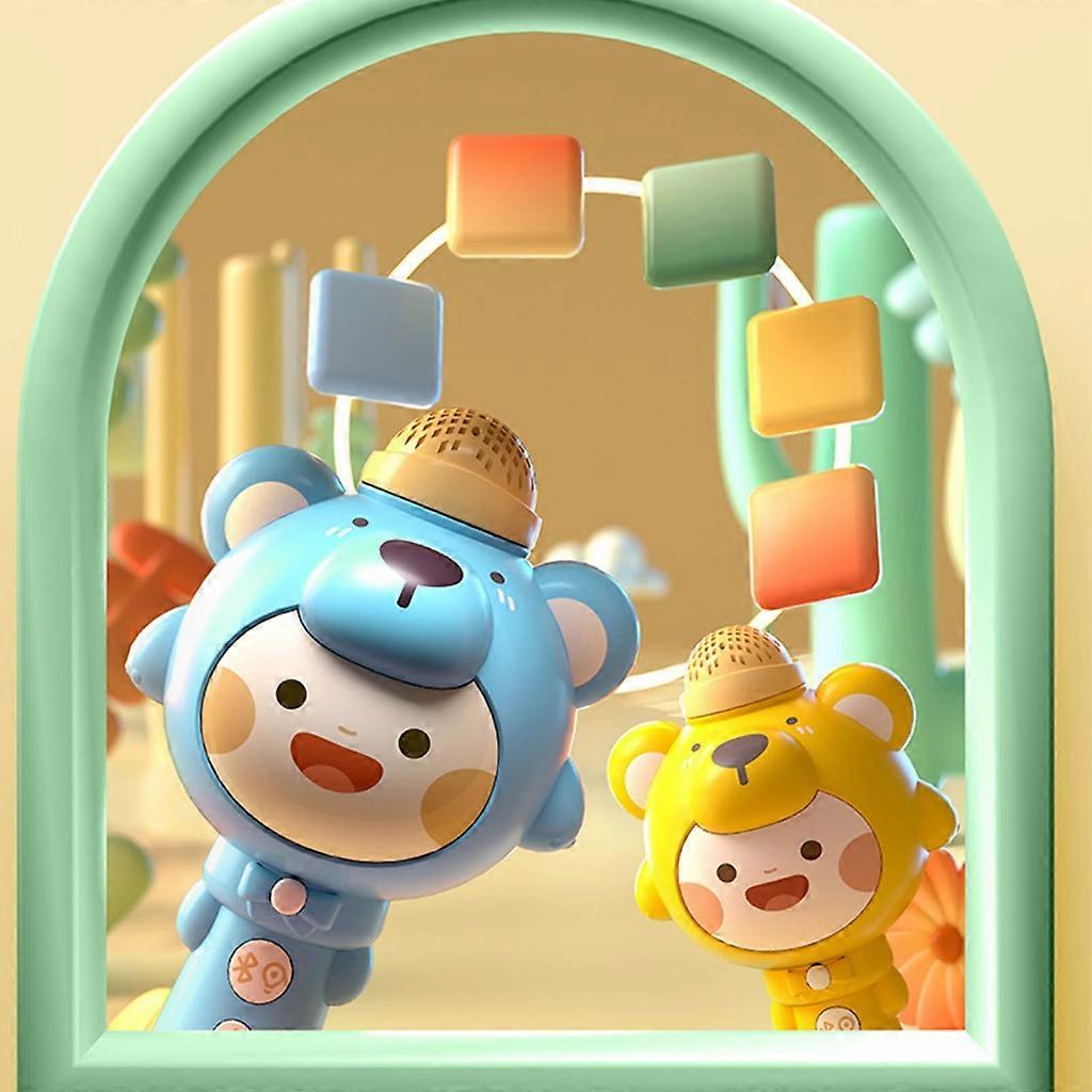 Bear Karaoke Microphone for Kids Bluetooth-compatible Karaoke ...