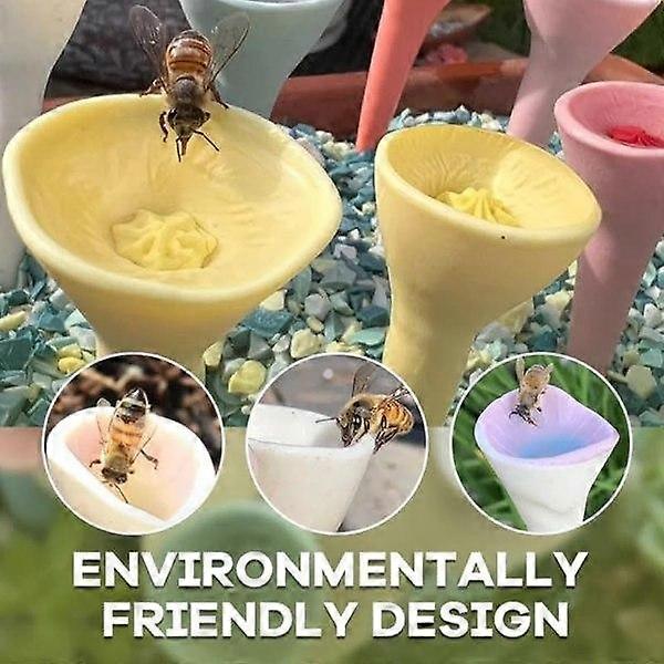Colorful Bee Drinking Cup - Quench the thirst of your pollinators! Bee ...
