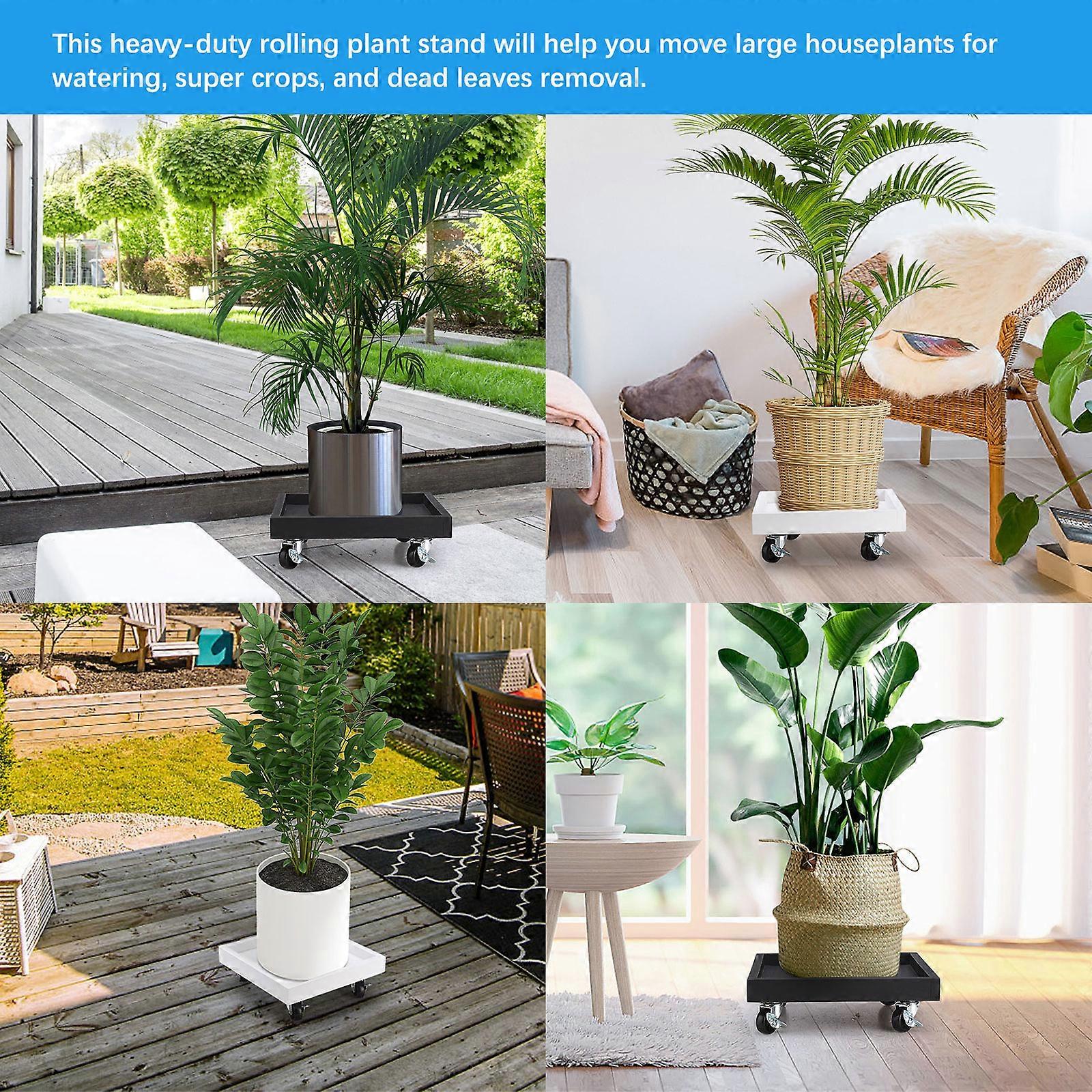 Plant Caddy With Wheels Rolling Plant Stand Plant Dolly Heavy Duty ...