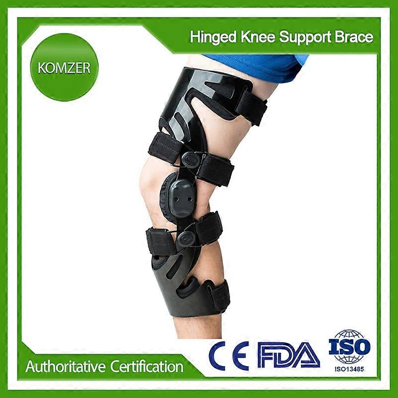 Hinged Knee Support Brace for ACL, MCL, PCL, Ligament Sports Injuries ...