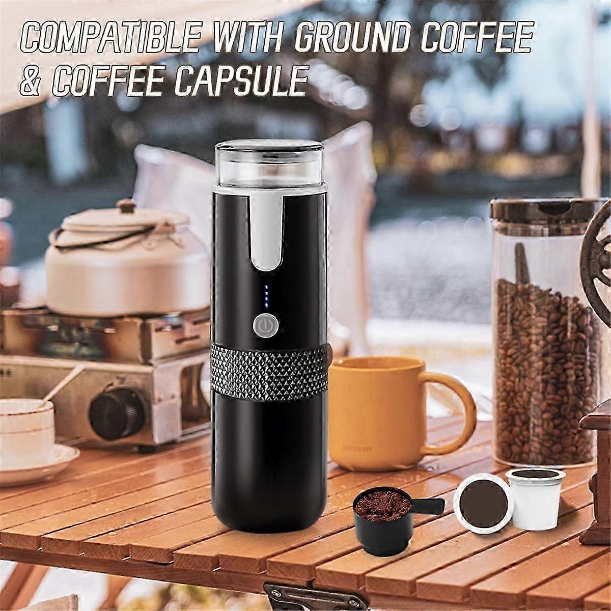 Portable Espresso Maker, Electric Travel Coffee Machine for Office ...