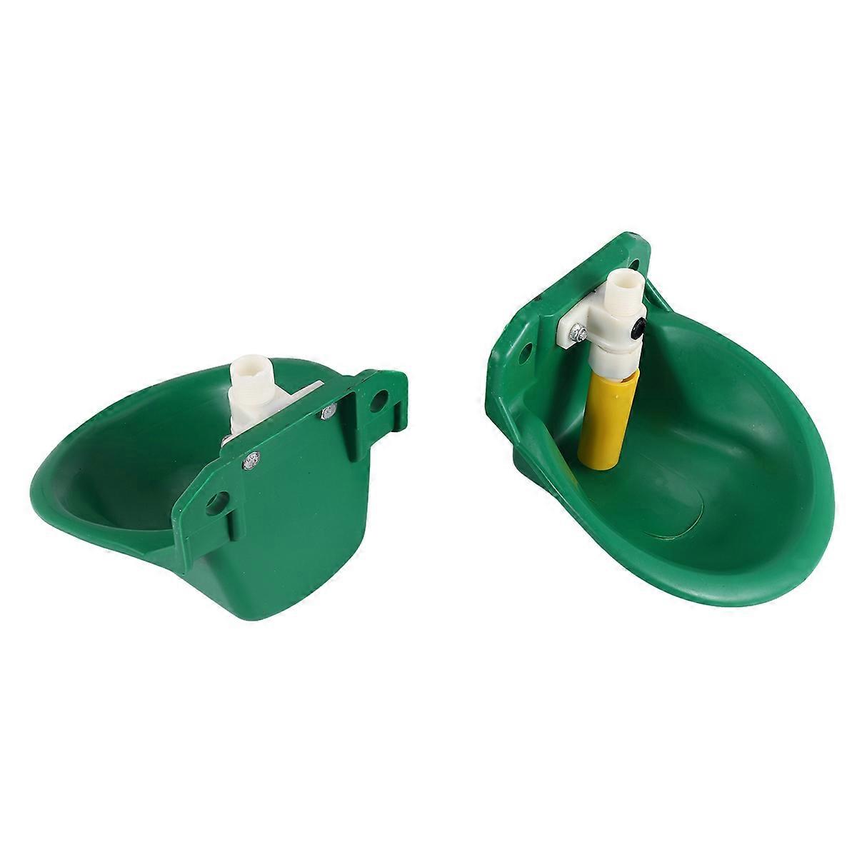 2PCS Livestock Sheep Goat Drinker Bowl Water Fountain Cattle Feeding ...