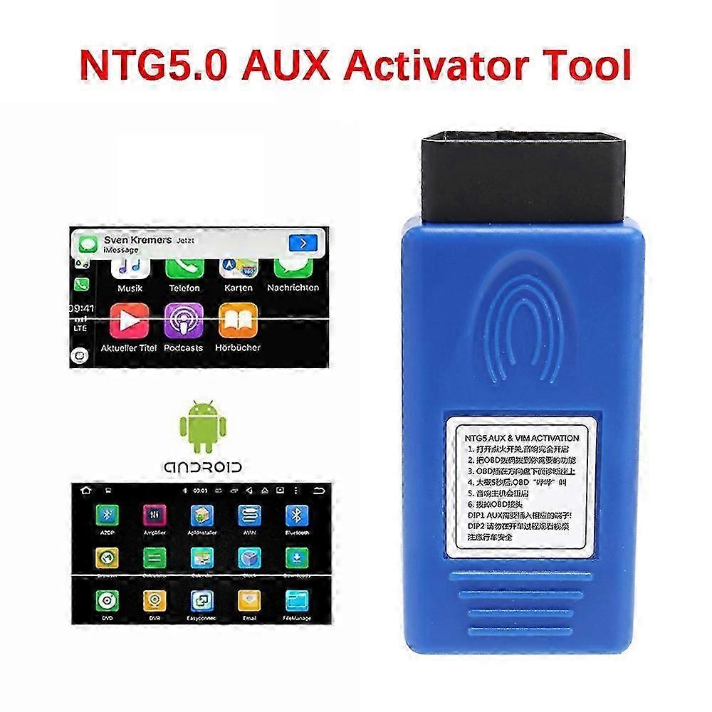 NTG5.0 AUX Activator Tool for GLC C A E GLA W205 X253 W222 W447 OBD AUX ...