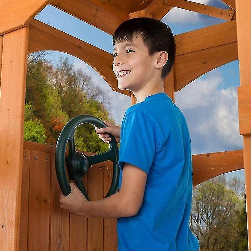 Yellow Children's Small Steering Wheel For Use On Swings Playground ...