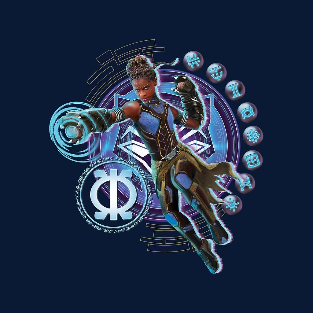 Marvel Black Panther Shuri Vibranium Gauntlet Purpose Symbol Men's T ...