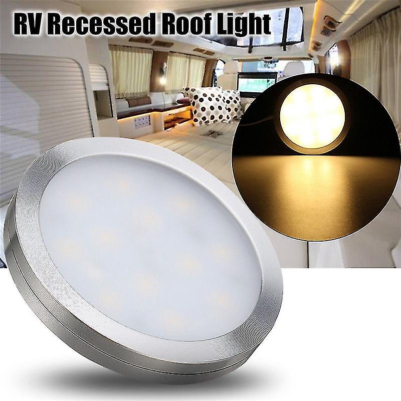 12v Led Light Rv Camper Trailer Boat Interior Ceiling Down Roof Lamp ...