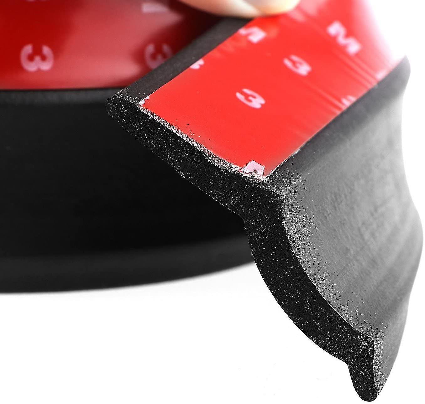 Universal Car Front Bumper Spoiler Rubber Sticker Lip Splitter Body ...