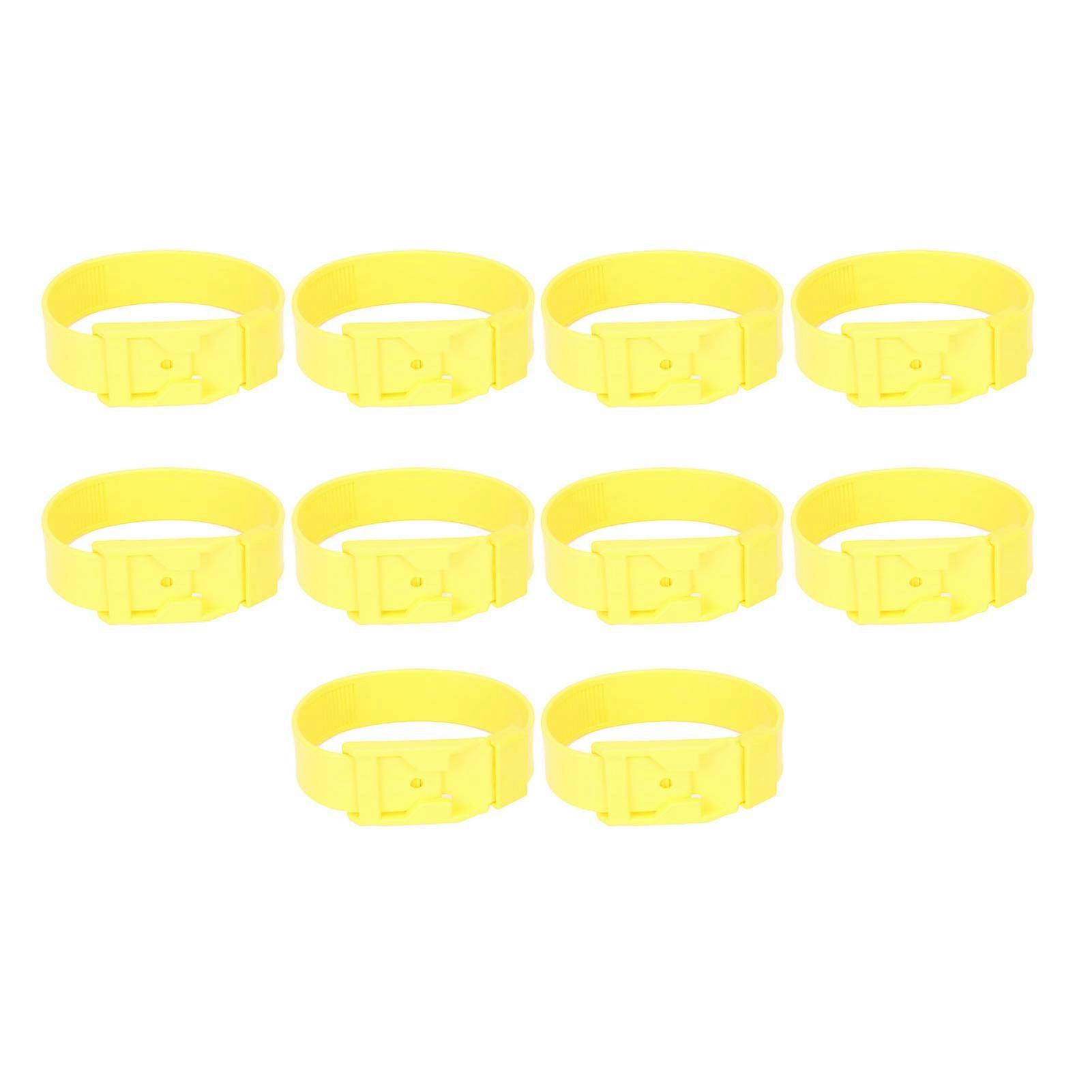 10Pcs Goat Collar Sheep Identification Bands Livestock Marking Ring ...