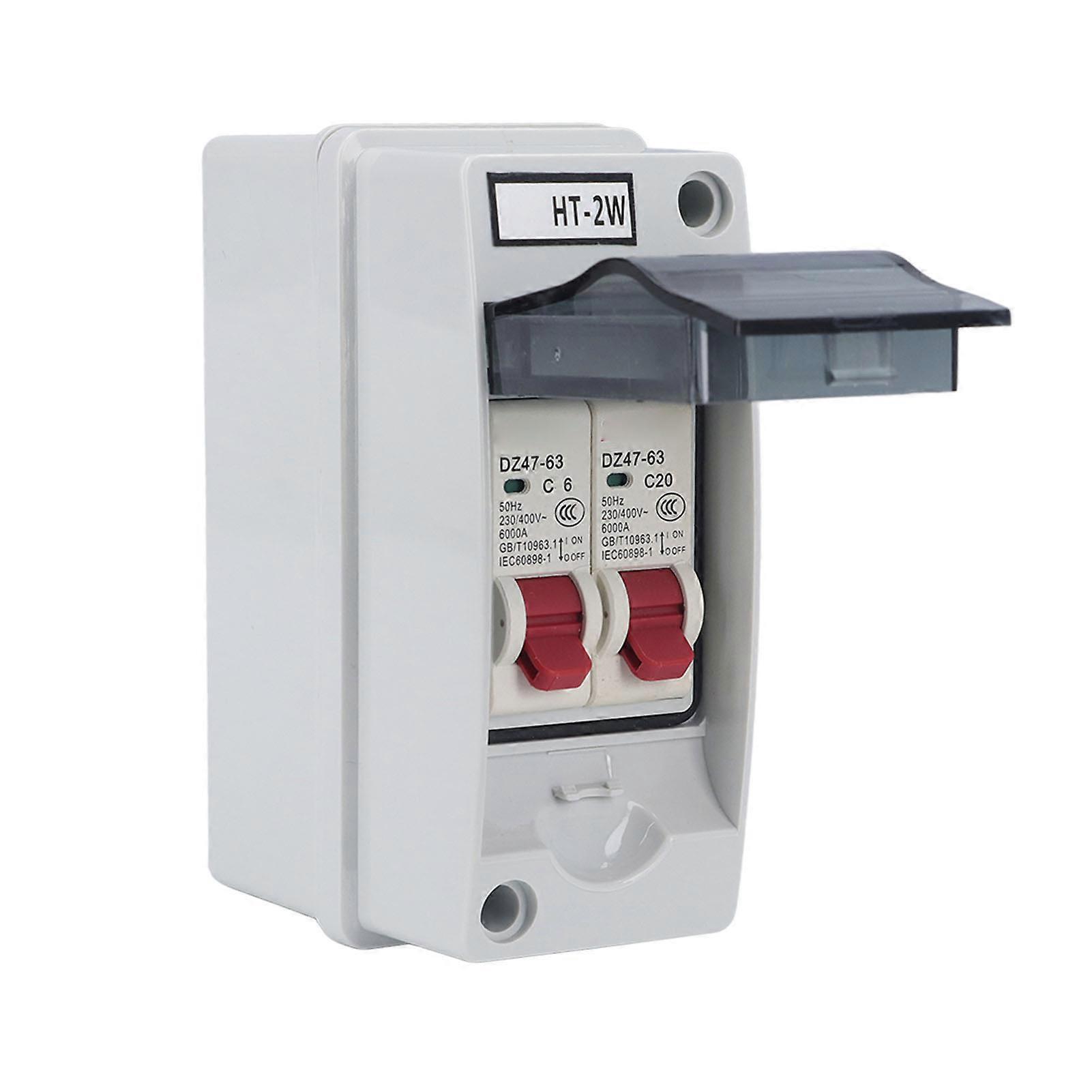 SG Outdoor Waterproof Distribution Box Power Circuit Breaker MCB C Type ...
