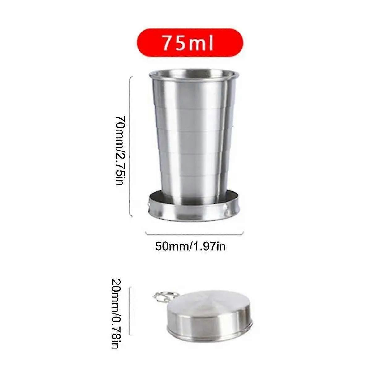Portable Outdoor Travel Folding Foldable Cup Telescopic Mug Portable ...