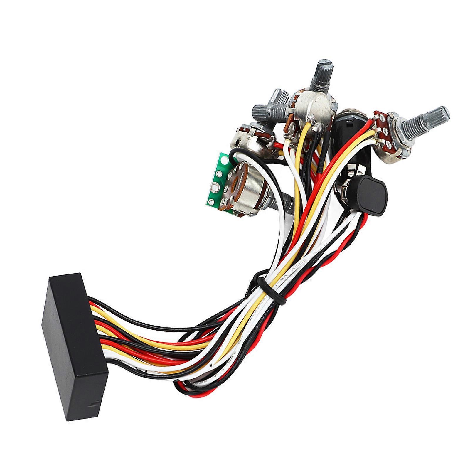 Electric Bass Preamp Circuit Plastic Metal Improve Sound Quality EQ ...