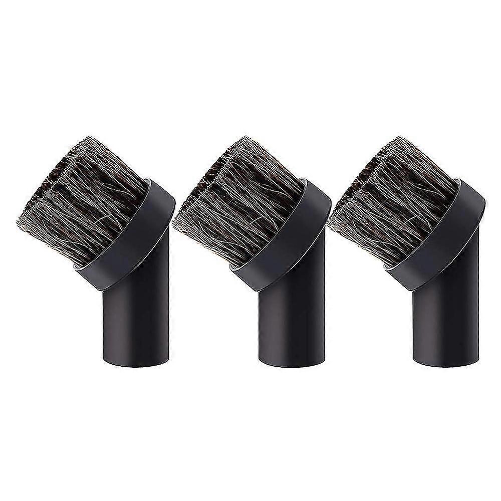 3 Pieces Vacuum Cleaner Attachment Soft Horsehair Bristle Dusting Brush ...