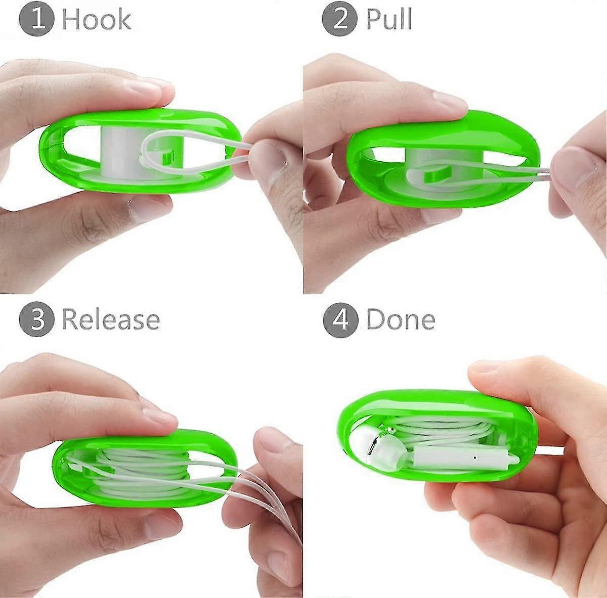 Automatic Retractable Cable Organizer Happy H | Fruugo UK