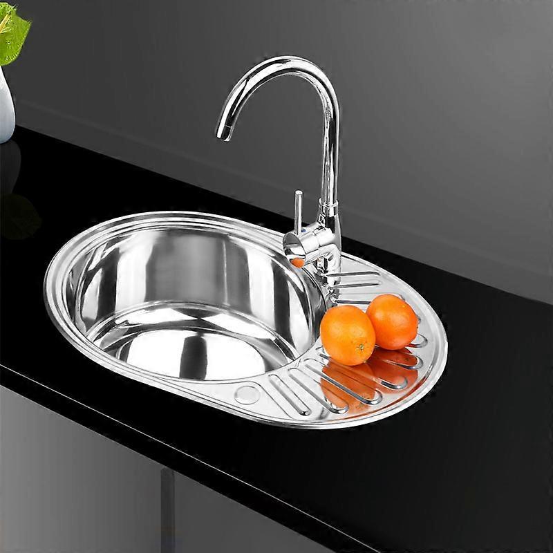 Large Inset Stainless Steel Kitchen Sink | Fruugo UK