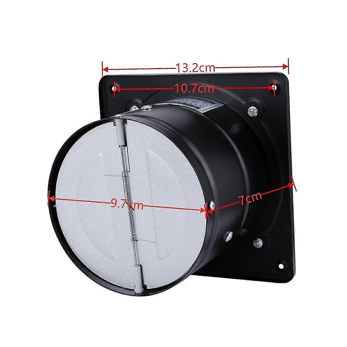 4 Inch Utility Blower Fan, 220 V , Low Noise Ventilator Extractor Wall ...