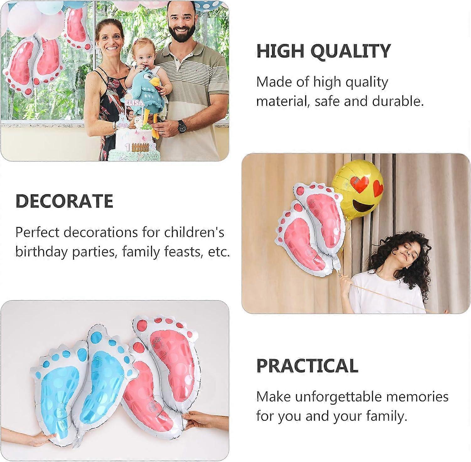 Red Balloons Red Ballons 3pcs Red Girl Foot Balloons Aluminium Foil ...