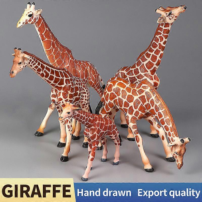 Simulation Wild Giraffe Zoo Animal Model Figurines PVC Action Figure ...