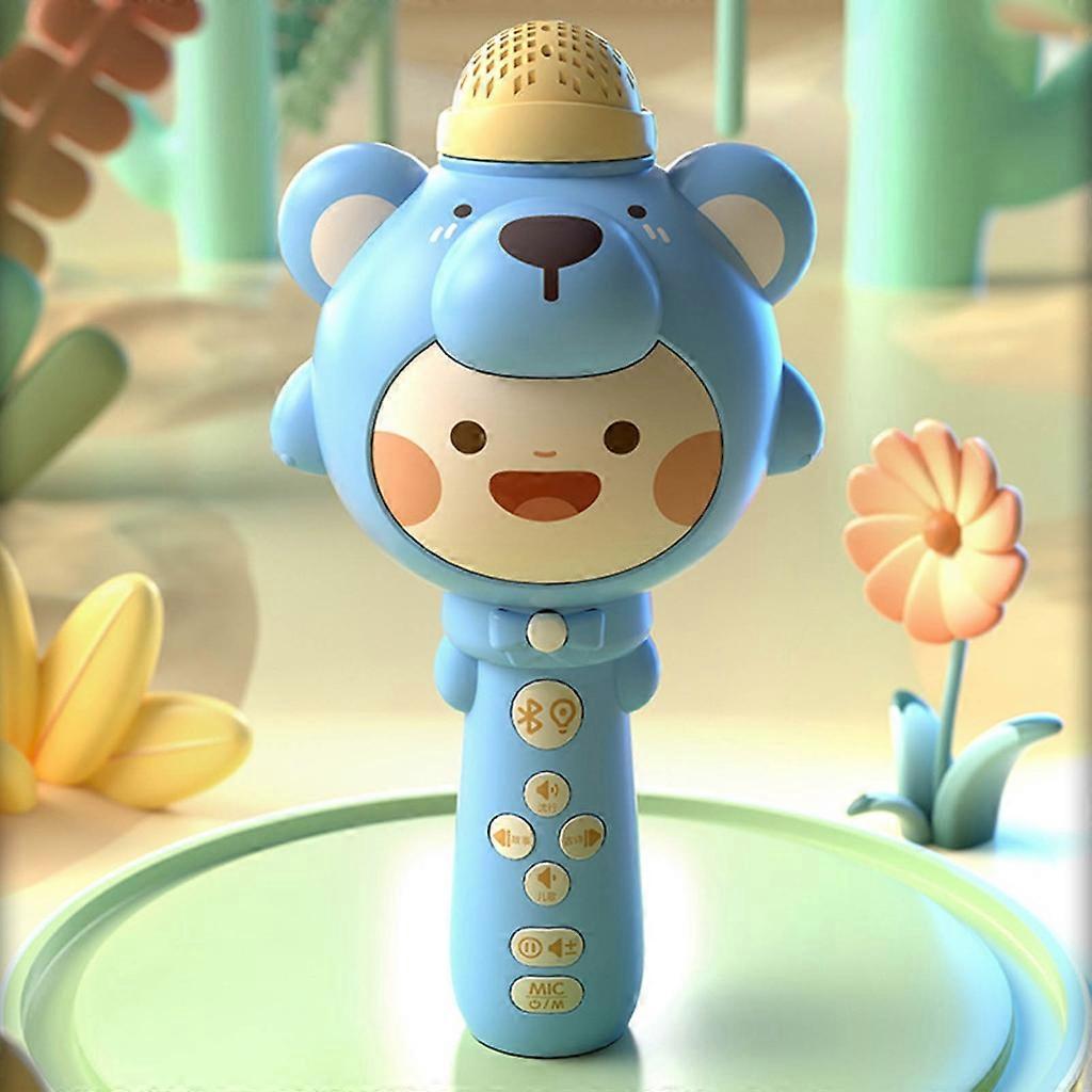 Bear Karaoke Microphone for Kids Bluetooth-compatible Karaoke ...