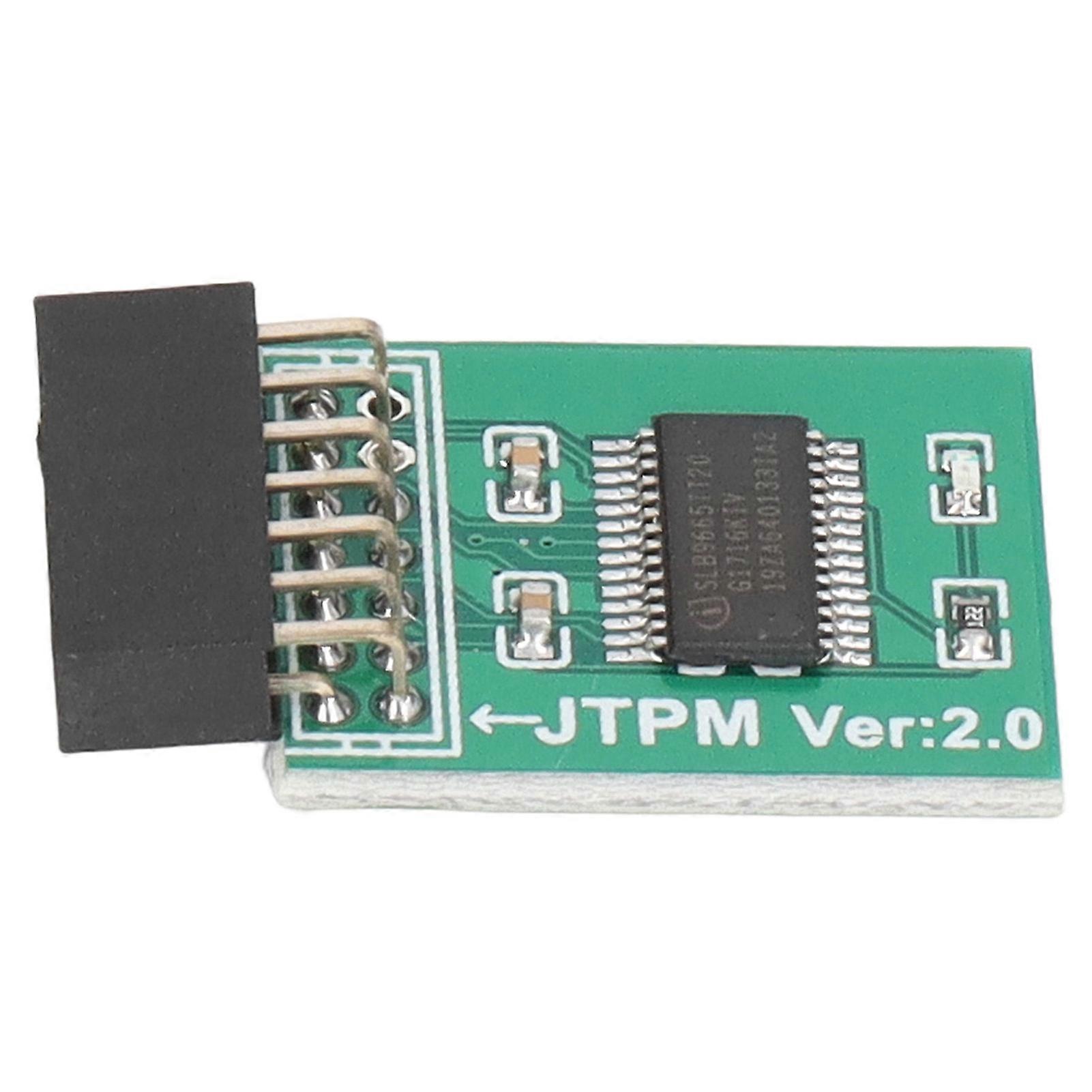 Gift for G Compatible MSI TPM 2.0 Module Strong Encryption 14 Pin LPC Interface TPM Module Board ...