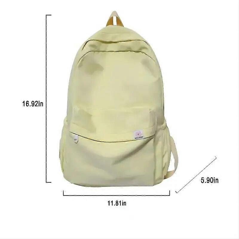 Backpack Soft Sister Solid Color Large Capacity Student Schoolbag 2022 ...