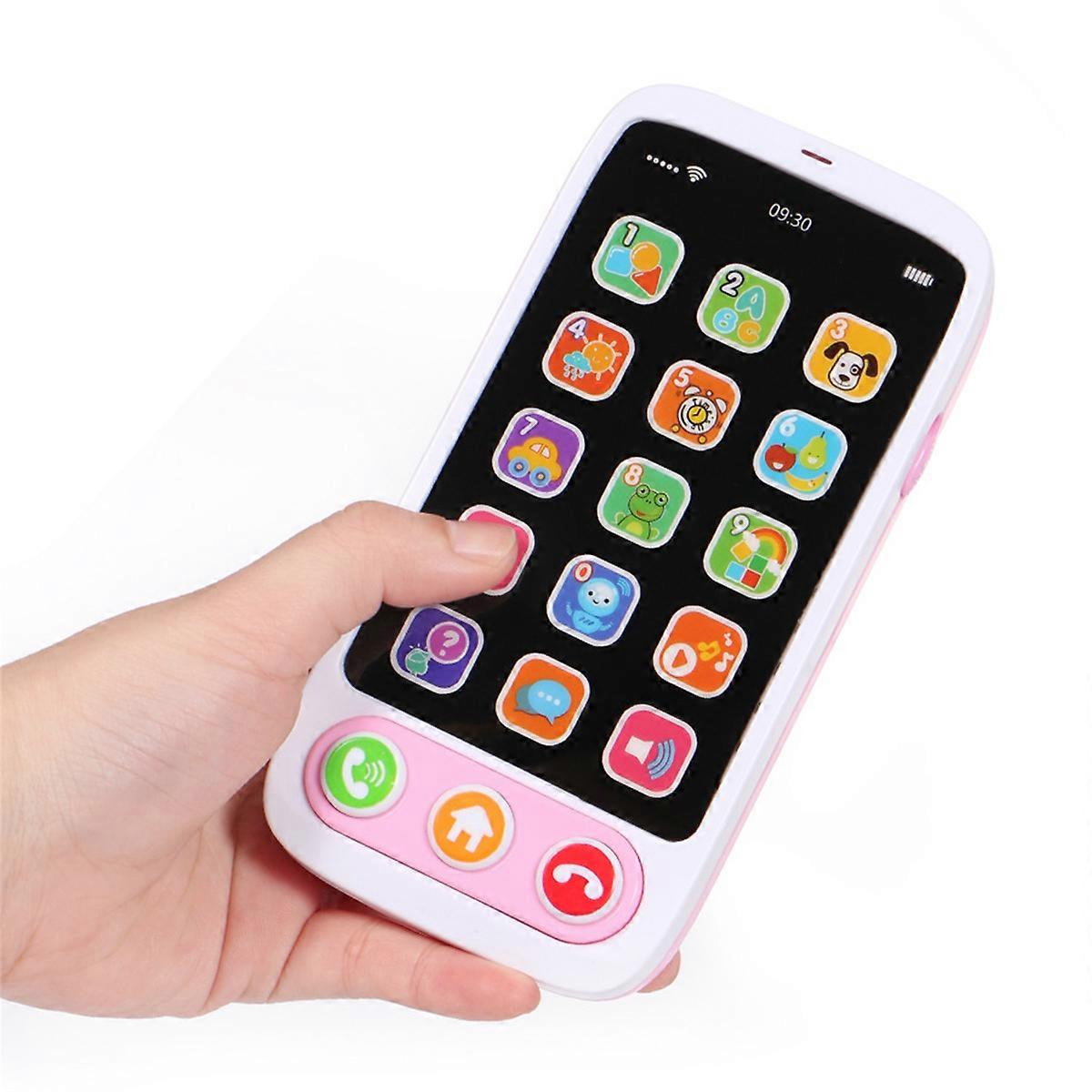 Handheld Learning Phone Toy Realistic Cell Phone Toy with Music Kids ...
