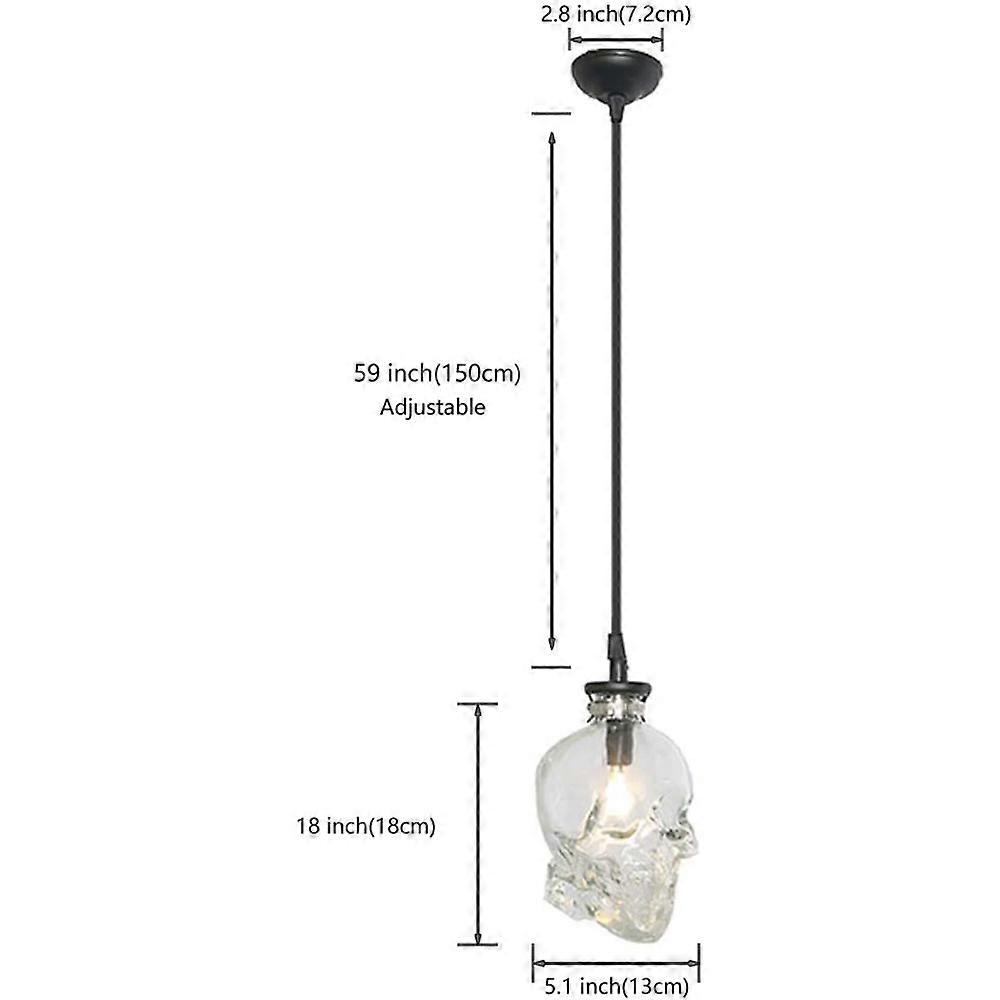 Pendant Light Lamp Dome Shade Hanging Ceiling Light (Skull Shape ...