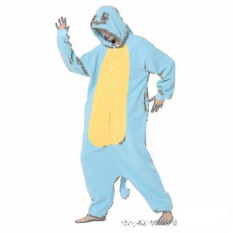 Squirtle Costume Full Body Pajamas Halloween Christmas One-piece ...