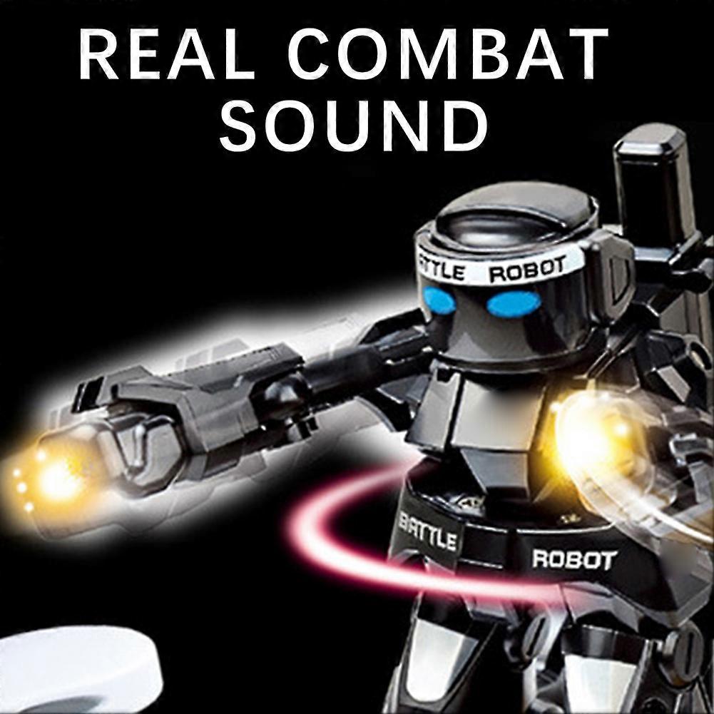 Kids RC Fighting Robot Toy with Sound & Light, Interactive Remote ...