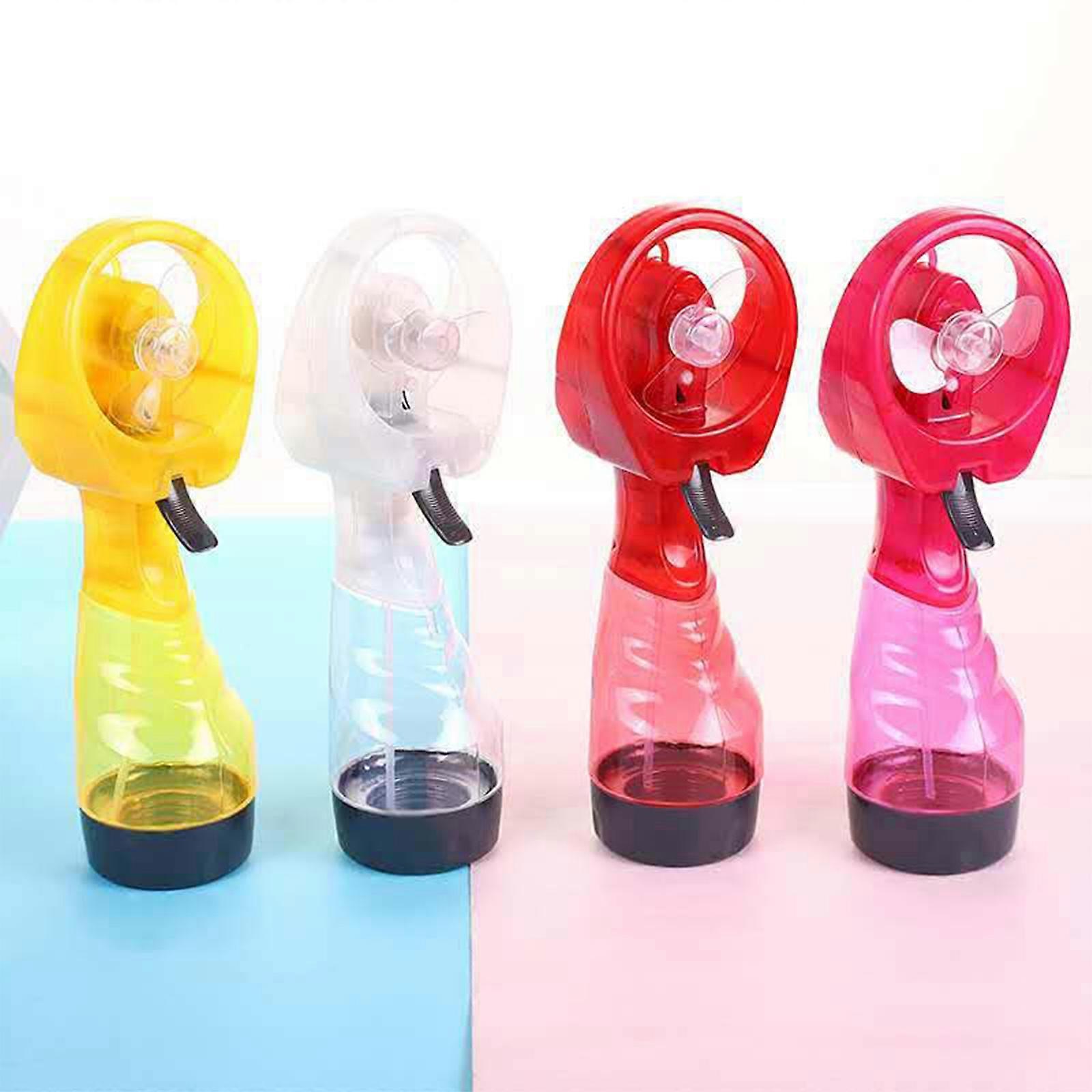 Handheld Water Misting Fan - Battery Powered Water Misting Desk Fan ...